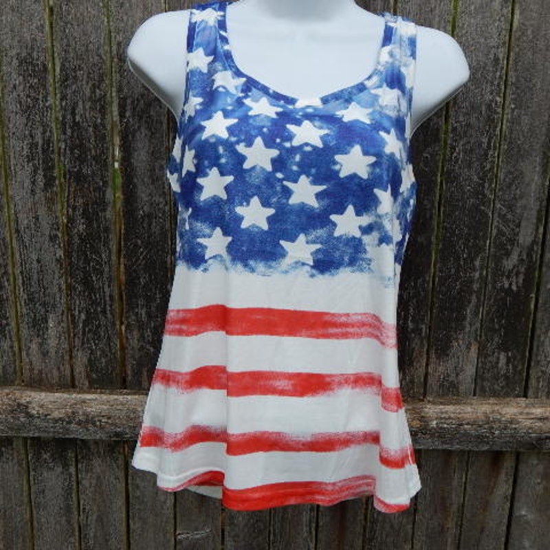 Red White Blue Tank - Etsy