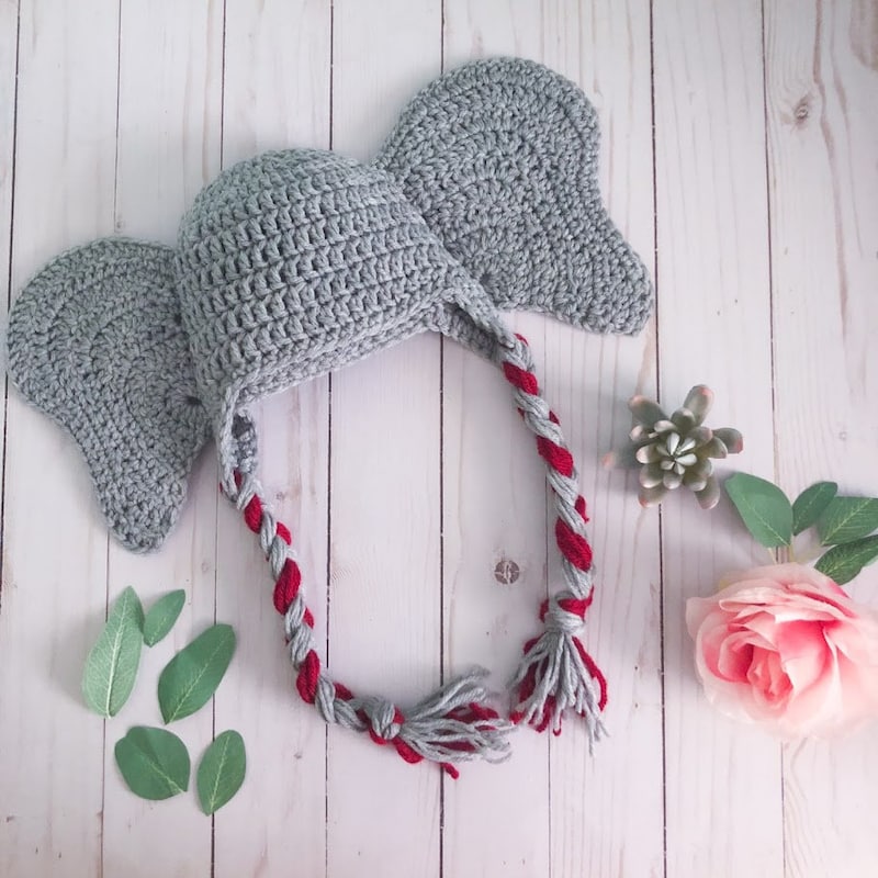 Crochet Elephant Hat - Etsy