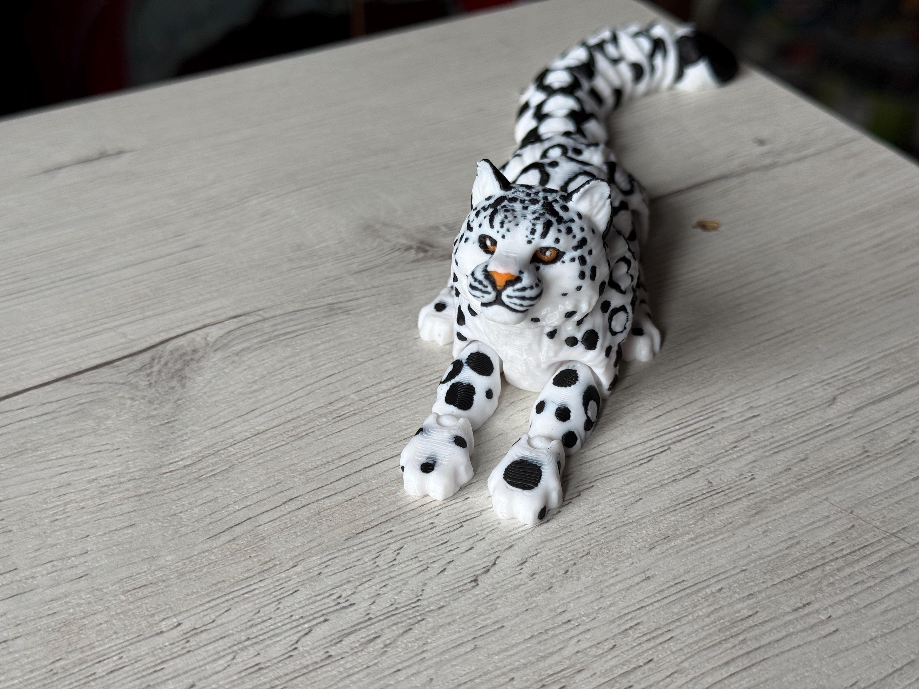 Articulated Animal Figurines – Posable Fox, Wolf, Tiger, Cheetah ...