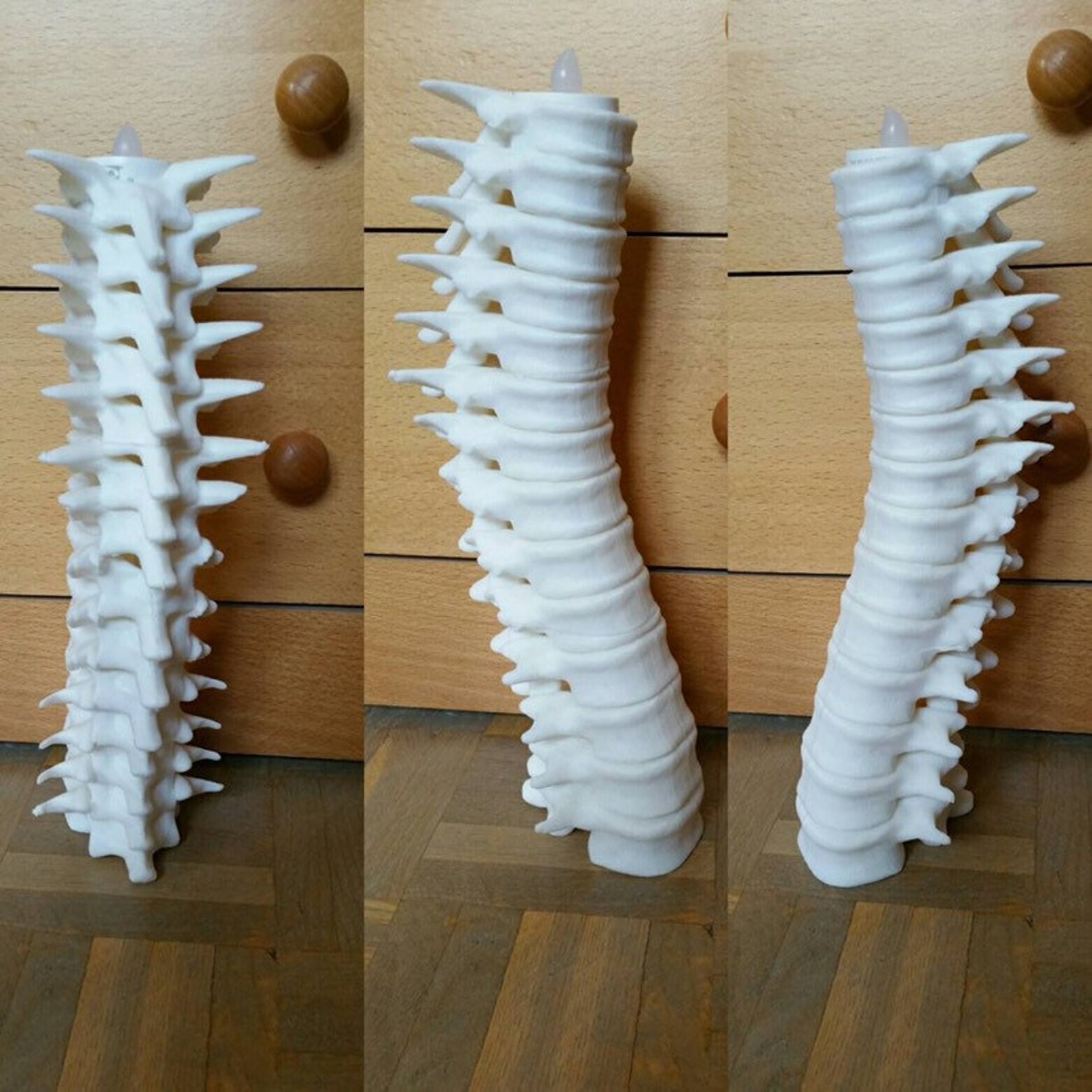 Halloween Decoration, 3d Printed Halloween, Spine Candle Holder - Etsy