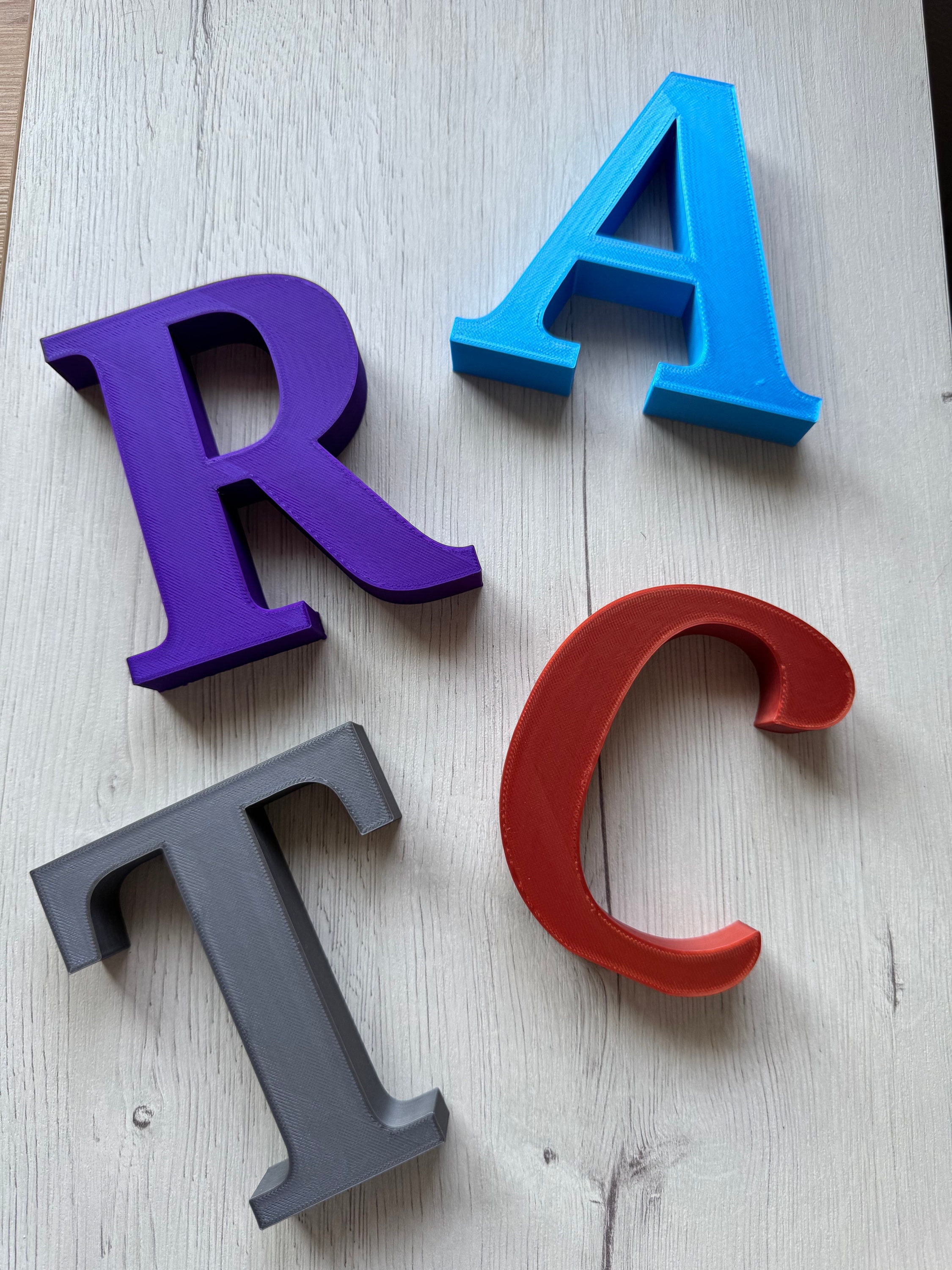 Fully Custom 3D Sign Letters. Any Font, Size or Color - Etsy
