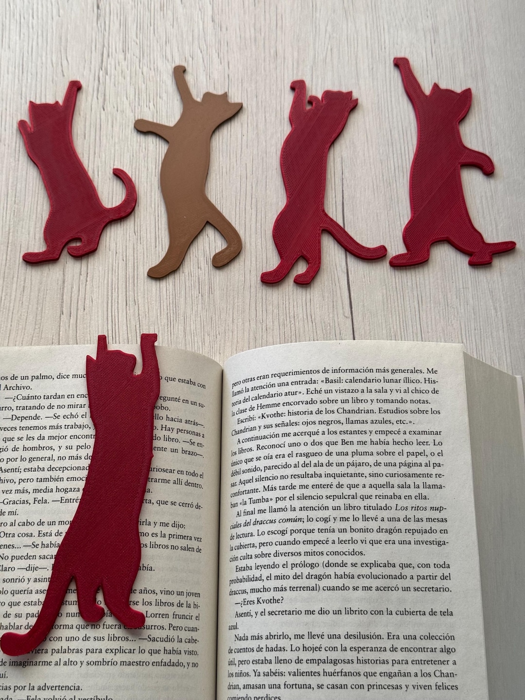 Cat Bookmark - Cat Bookmarks, Adorable Cats for Books, Pack of 5 ...