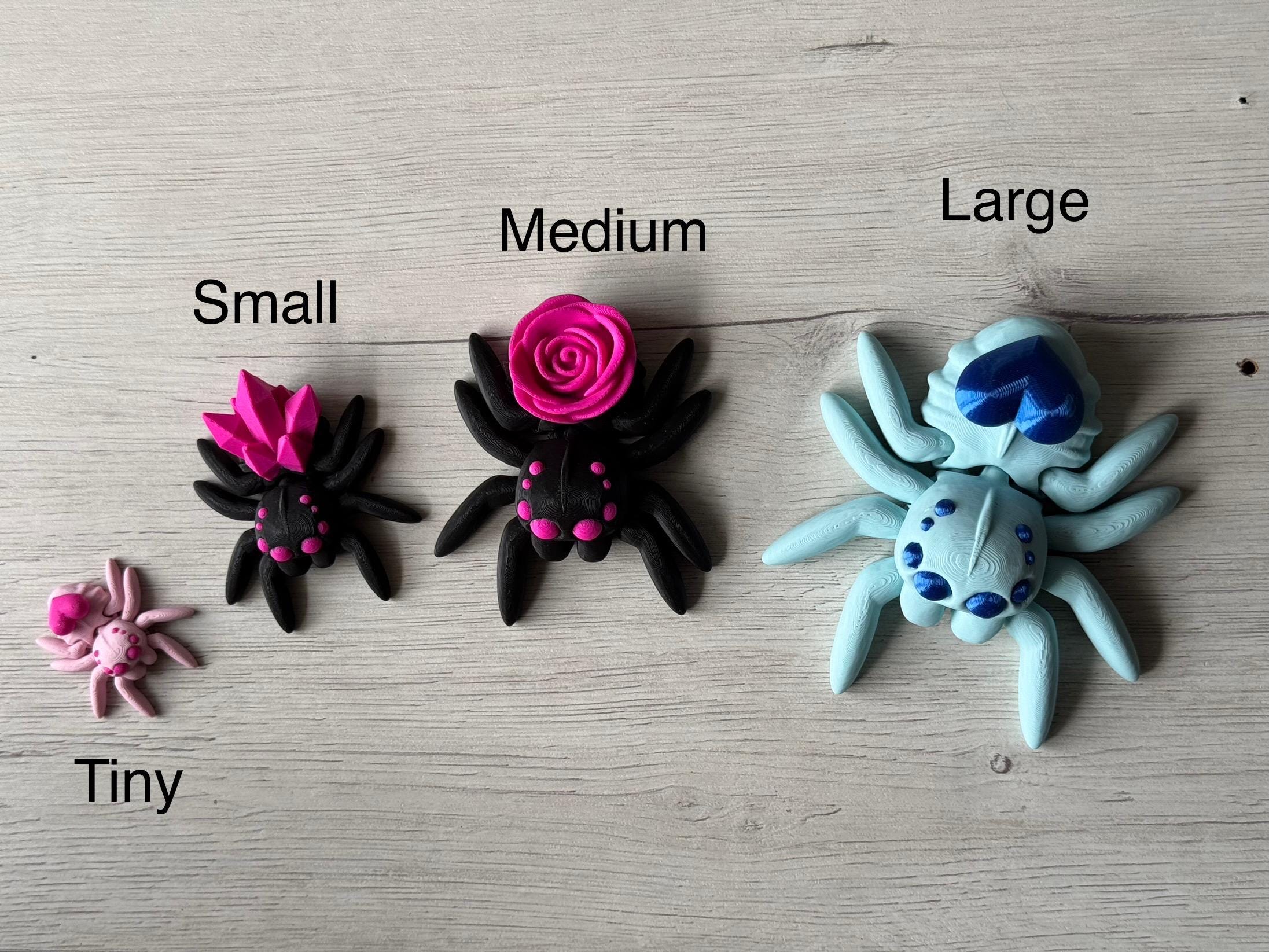 Articulated Spider – 3D Printed Fidget Figure or Desk Decor | Custom ...