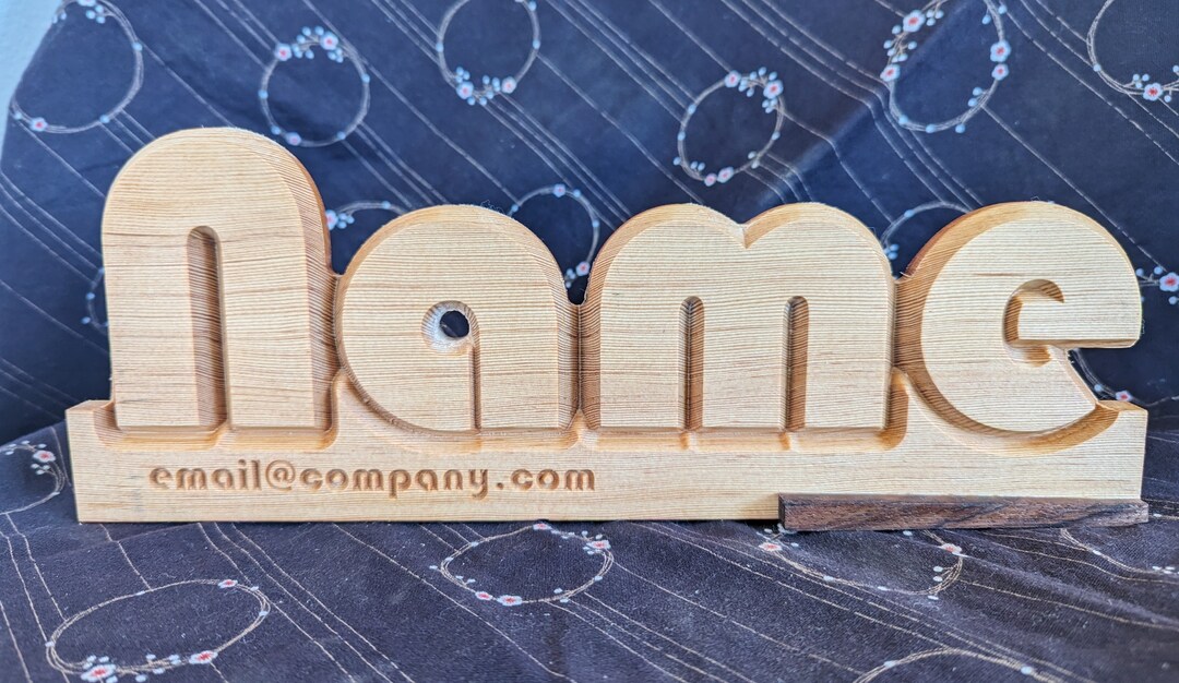 Custom Name Plate Solid Hardwood - Etsy