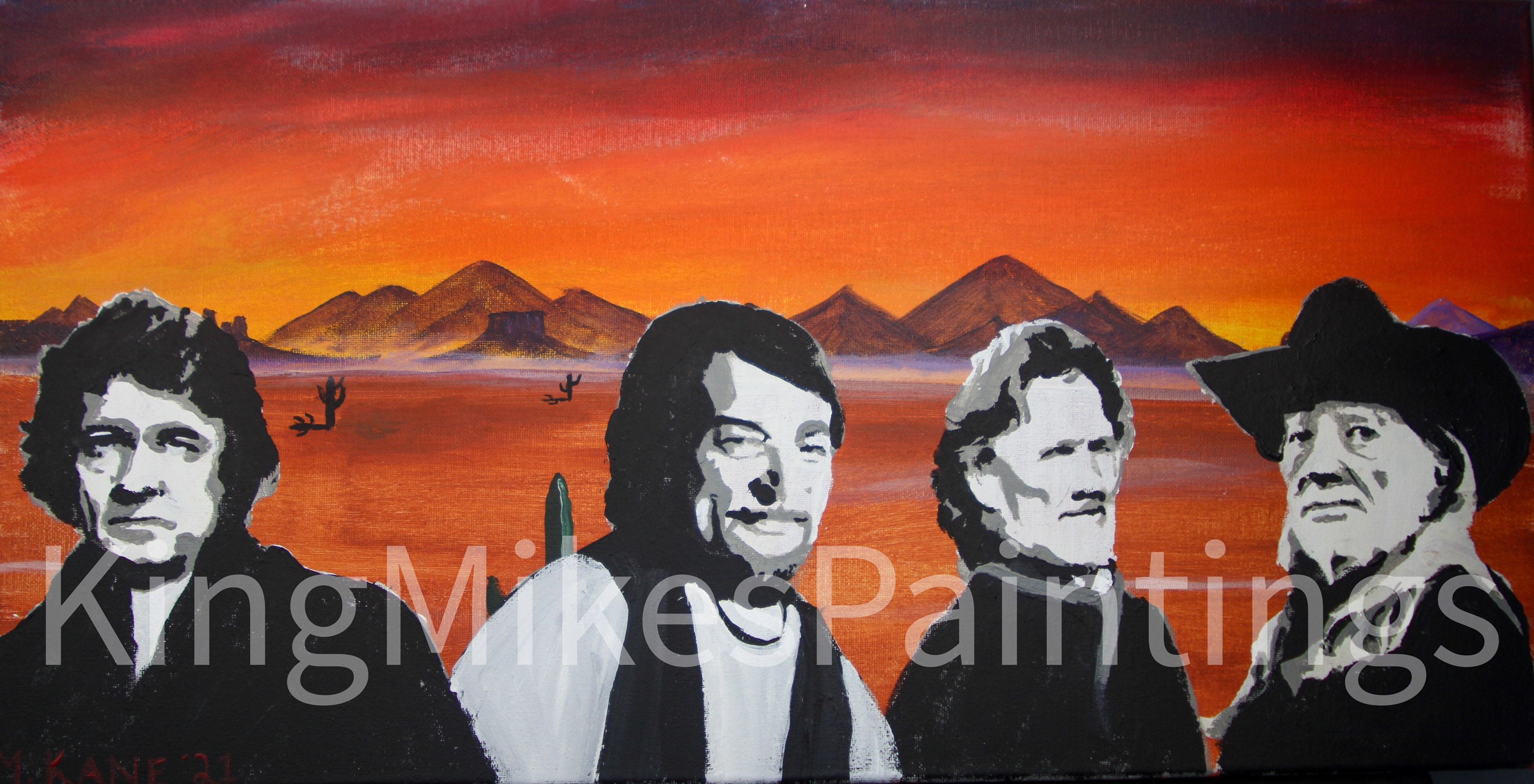Highwaymen Painting Giclée Print - Etsy