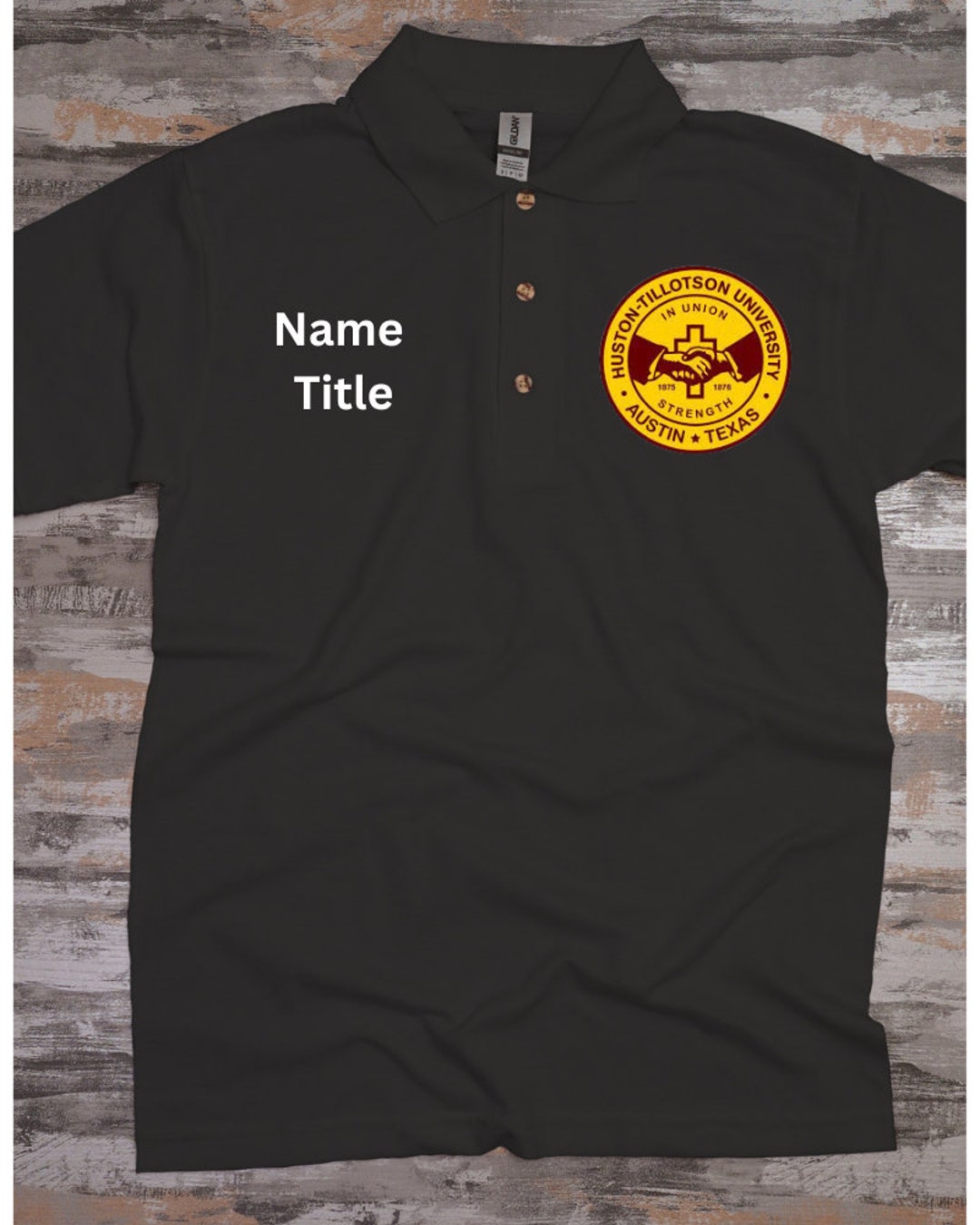 Custom HBCU College / University Polo | Custom Name & Title Line ...
