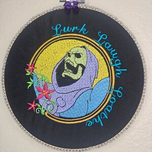Lurk, Laugh, Loathe - Skeletor 8" Round Wall Hanging - He-man Home ...