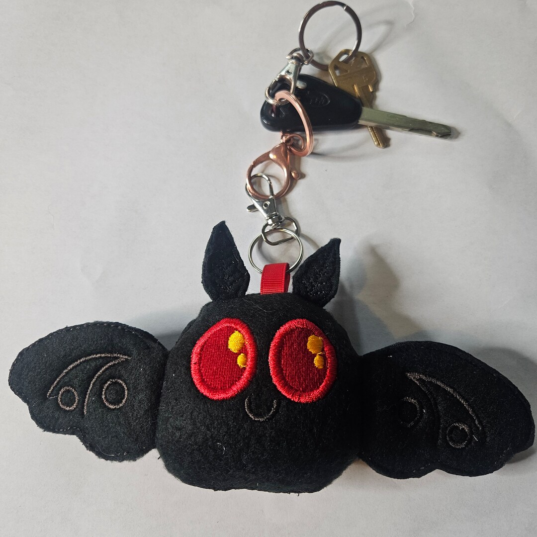 Mothman Stuffed Keychain Rearview Mirror Charm Accessory - Etsy