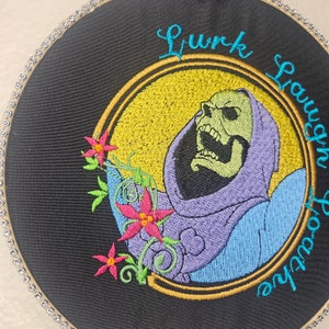 Lurk, Laugh, Loathe - Skeletor 8" Round Wall Hanging - He-man Home ...