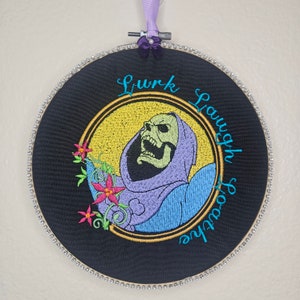 Lurk, Laugh, Loathe - Skeletor 8" Round Wall Hanging - He-man Home ...