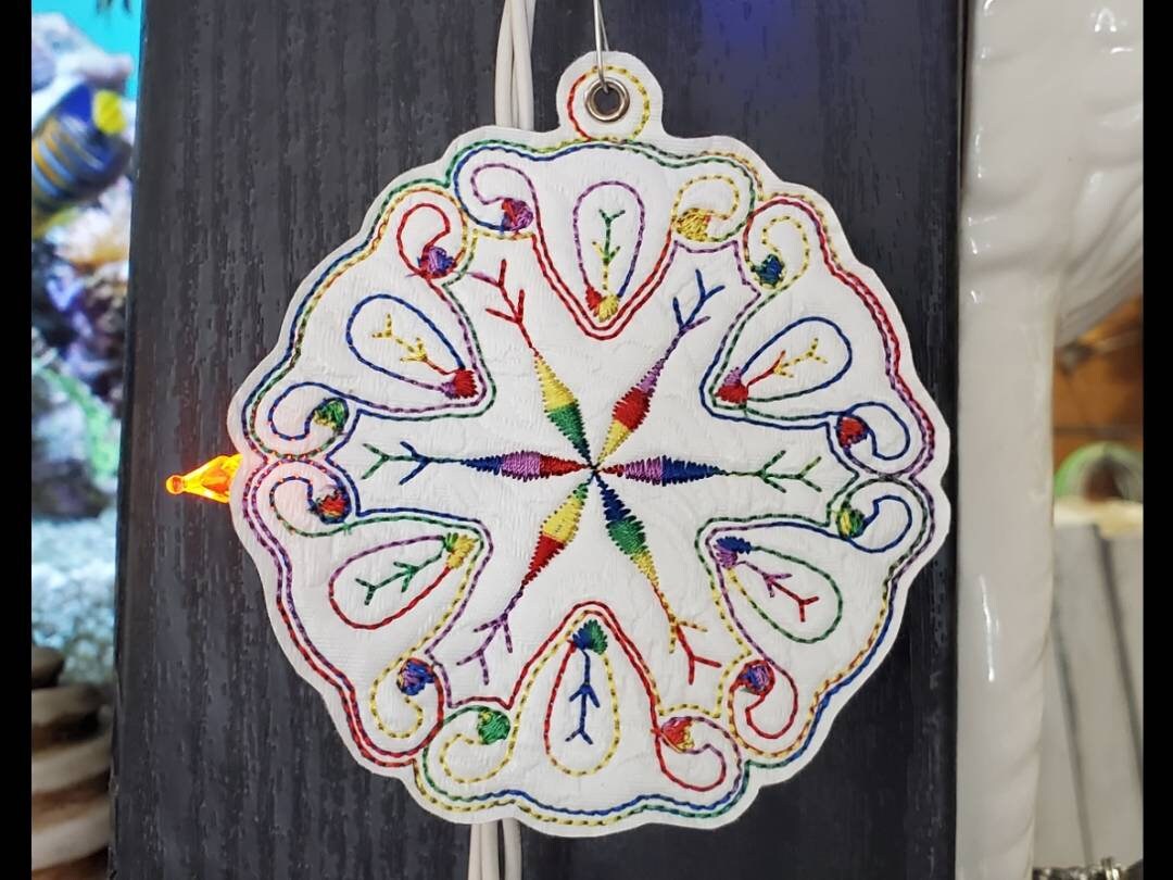 Uterus - Female Anatomy Snowflake Holiday Ornament- Xmas Gift for ...