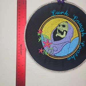 Lurk, Laugh, Loathe - Skeletor 8" Round Wall Hanging - He-man Home ...