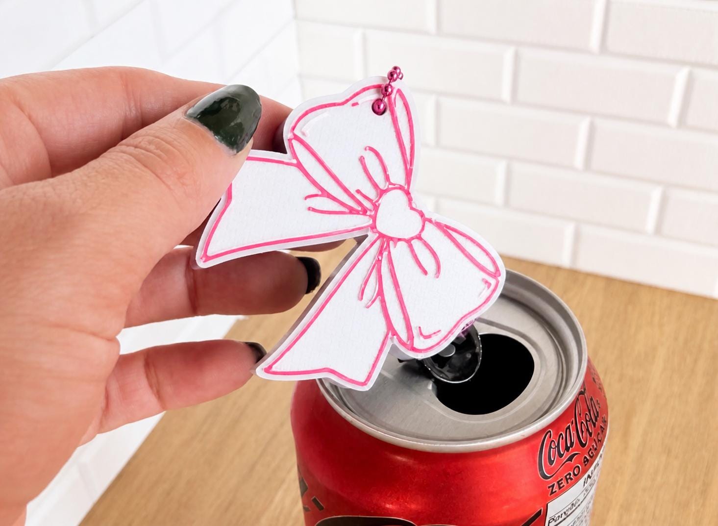 3D Printed Bow Can Opener | Nail Saving Soda Tab Lifter Tool - Etsy