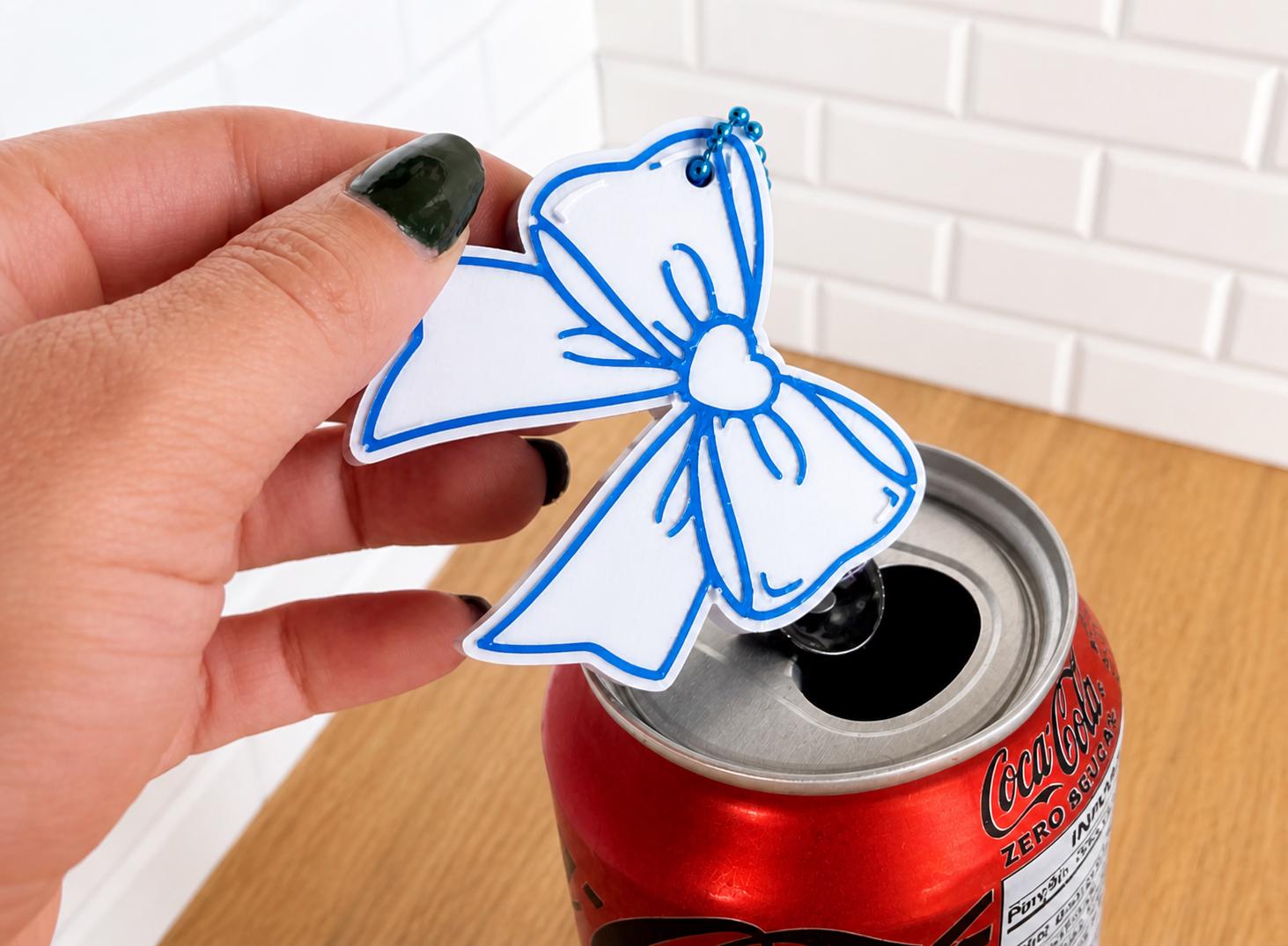 3D Printed Bow Can Opener | Nail Saving Soda Tab Lifter Tool - Etsy