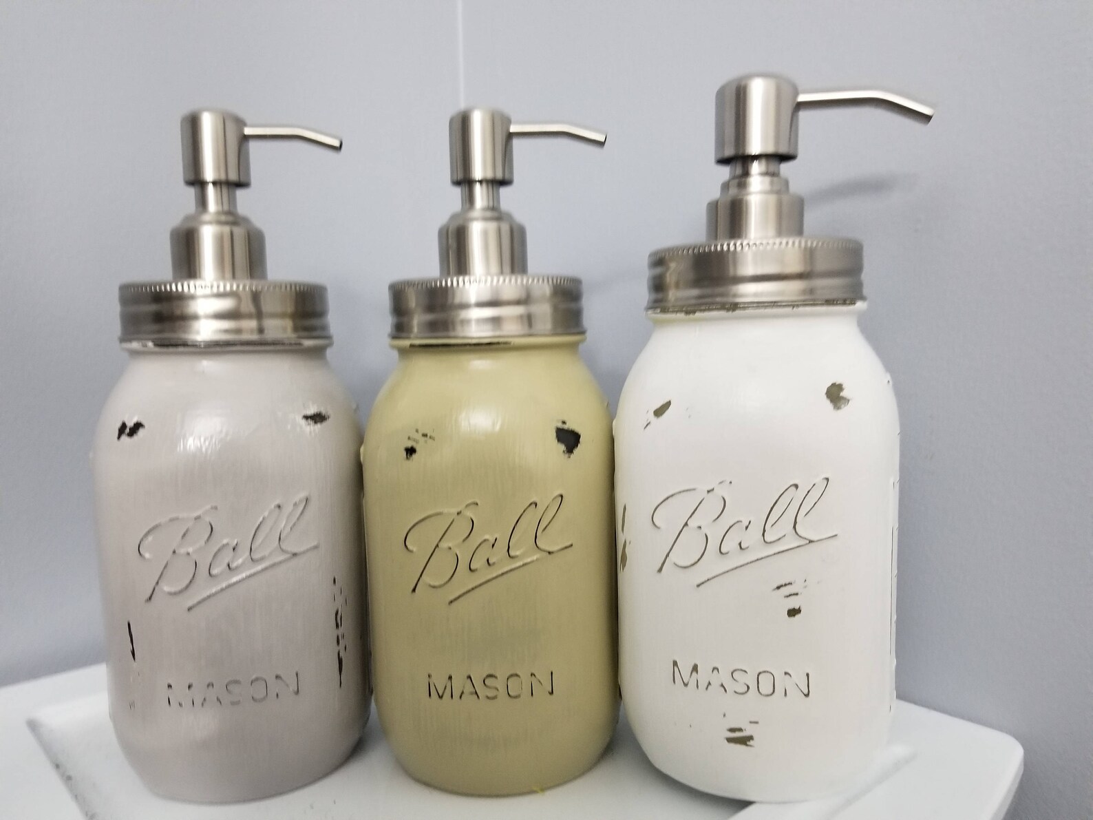 3 Large Quart Size Soap Dispensers - Etsy