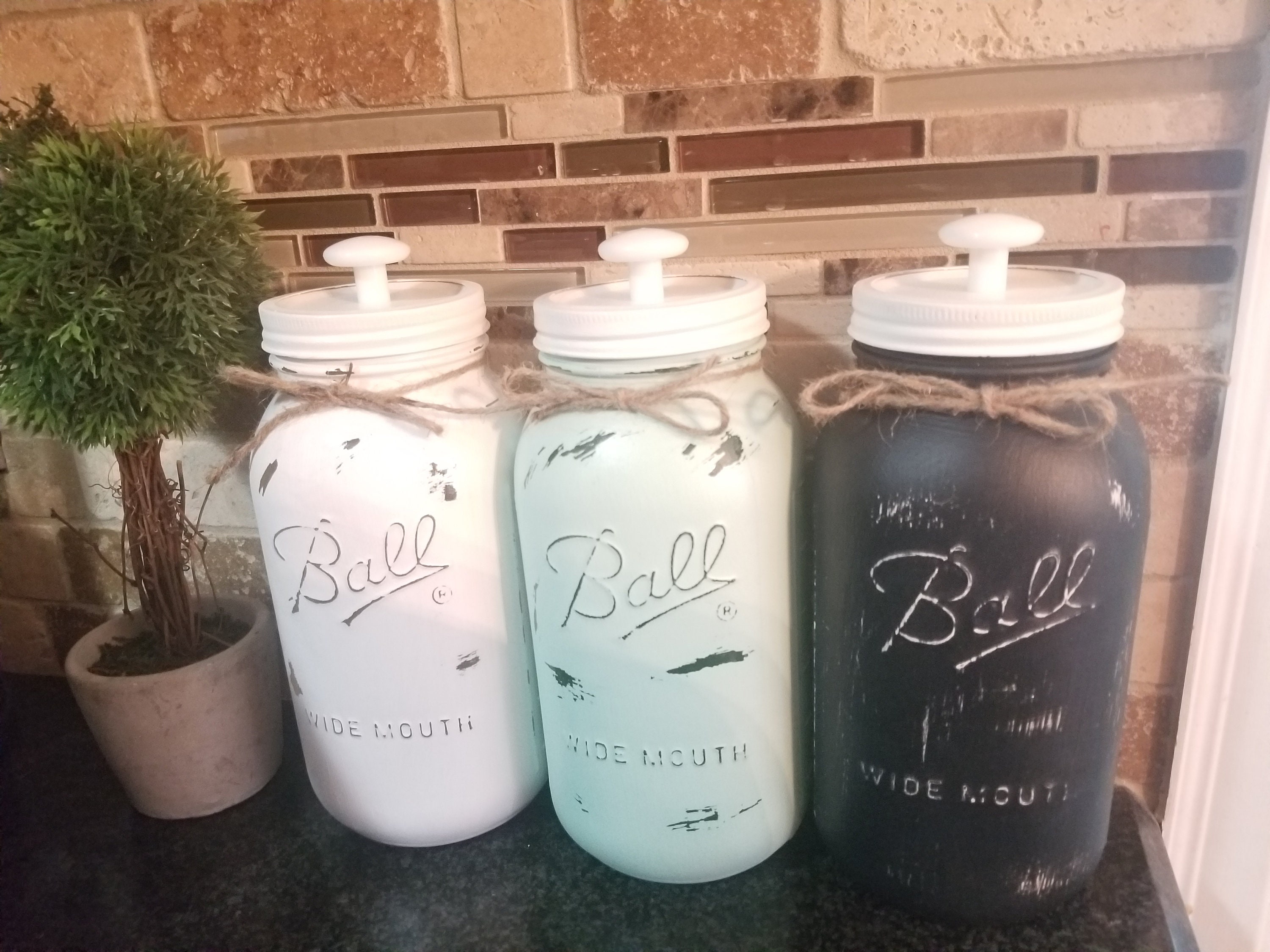 3pc Large Canister Set - Etsy