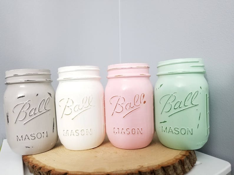 Set of 4 Pint Size Mason Jars - Etsy Set of 4 Pint Size Mason Jars - Etsy