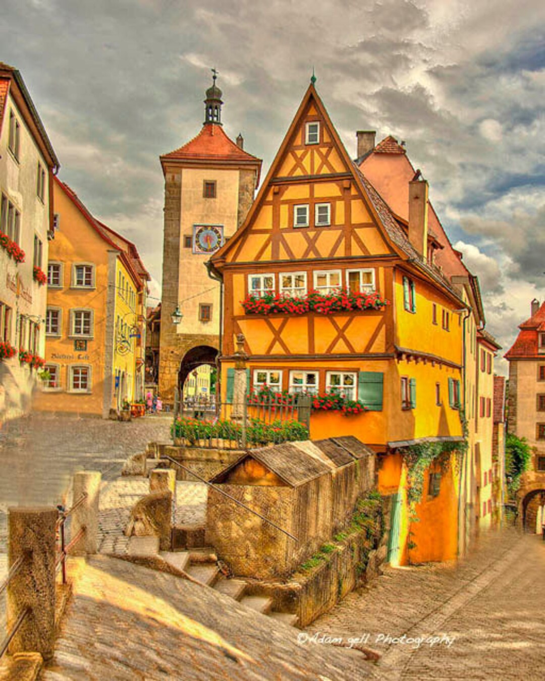 Rothenburg Ob Der Tauber Photo Print, Medieval German Architecture - Etsy