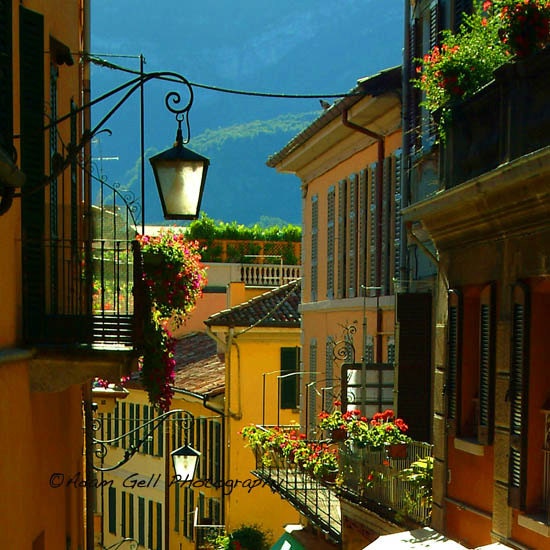 Bellagio Italy Photography, Italy Print,rustic Photo,flower Photography ...