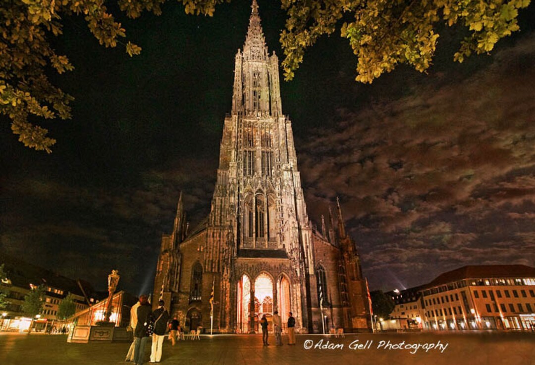 Ulmer Dom fotografía iglesia Alemania Marktplatz vida - Etsy España