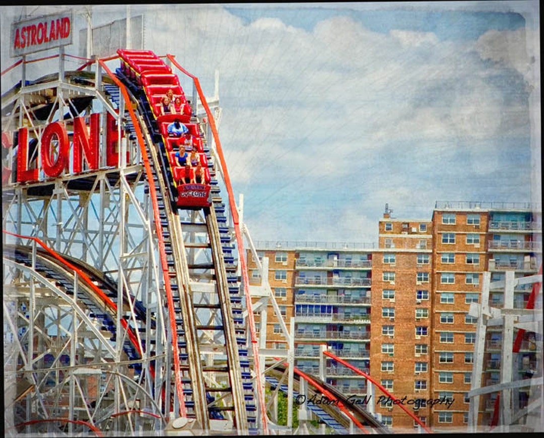 Cyclone, Astroland, Amusement Park, Brooklyn New York, Coney Island ...
