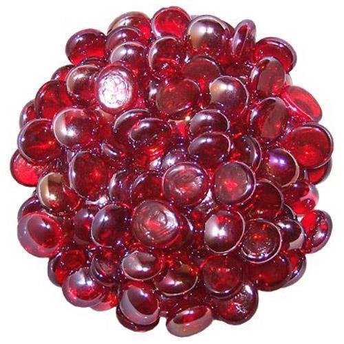 35 Glass Stained Pebble Crystal Royal Dark Blue Polished Tumbled ...