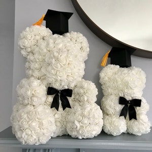 Personalized Graduation Rose Bear: 2025 Graduate Gift - Etsy