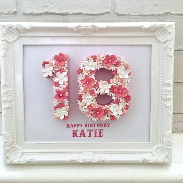 18th Birthday Numbers for Table - Etsy
