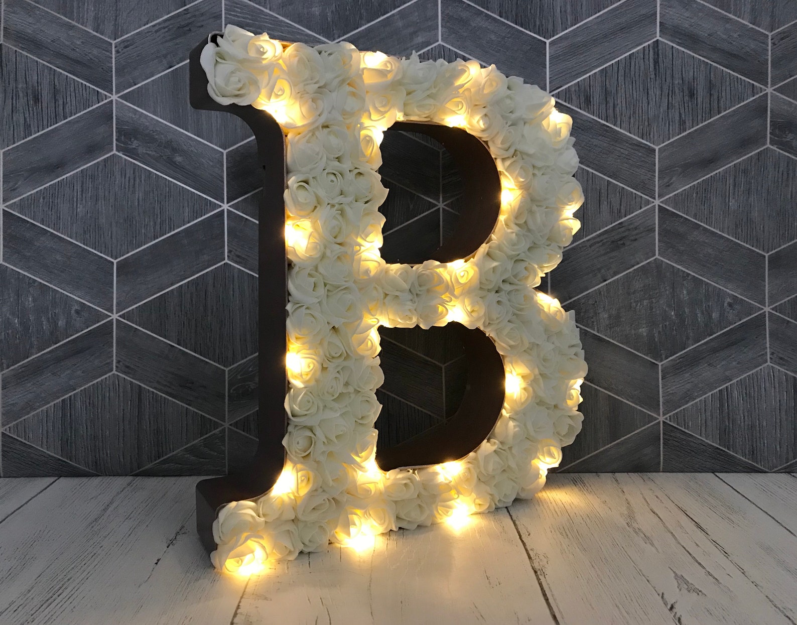 Ivory Wedding Decor Giant Ivory Letters Large Cream Name - Etsy