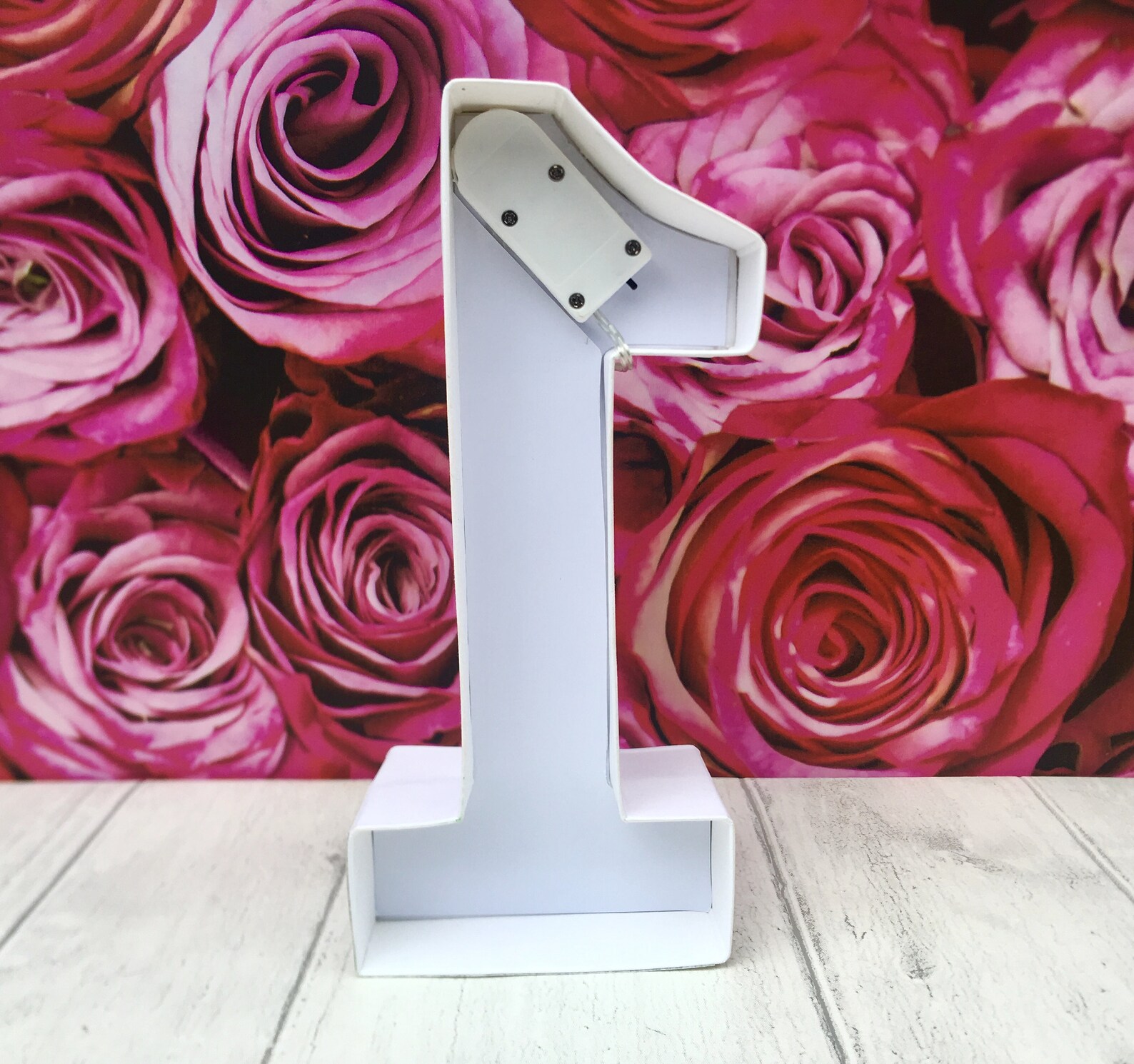 Freestanding Number 1 Decorated Large Number Light up Number - Etsy