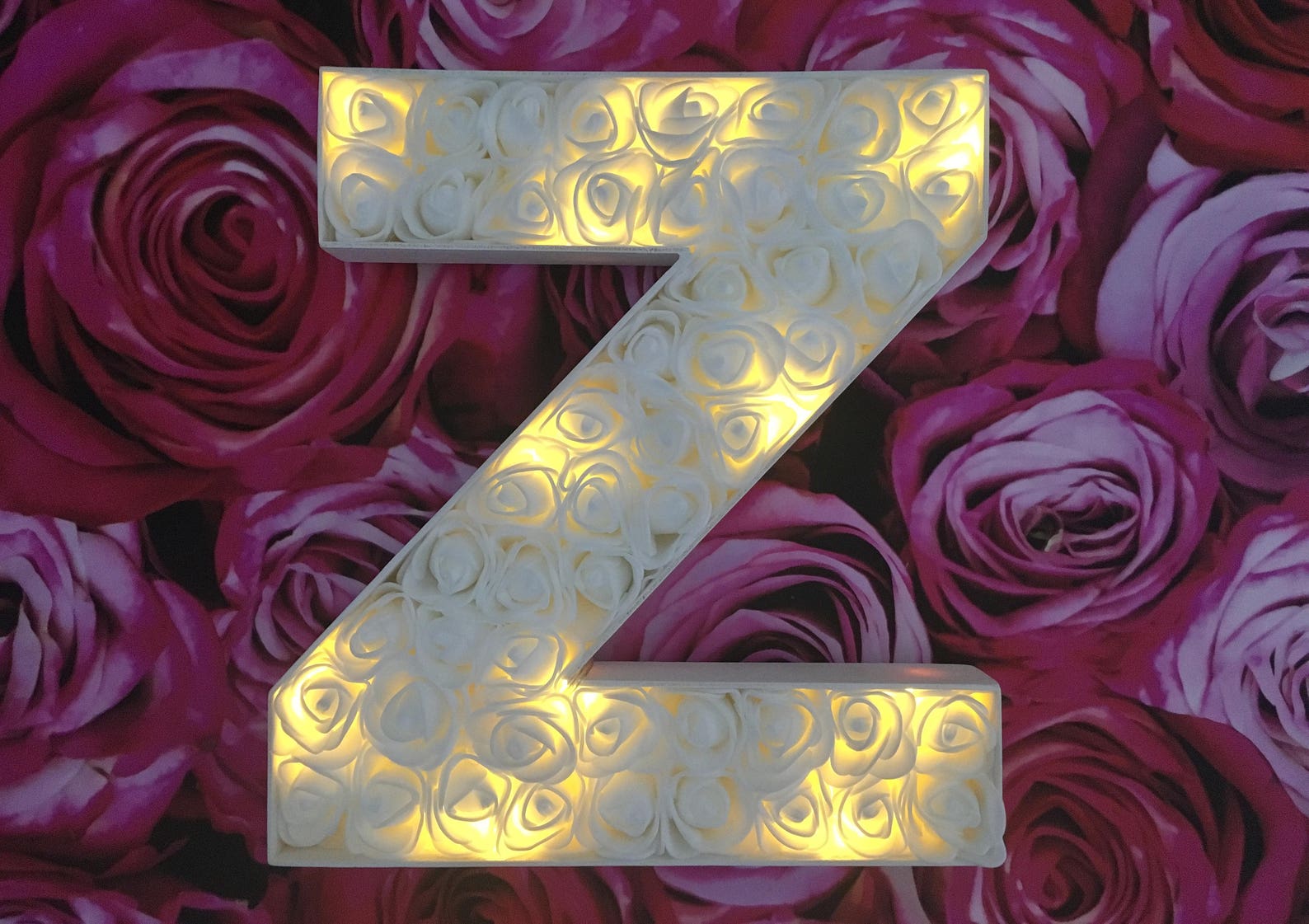 Alphabet Decor, Light up Alphabet Sign, Large Letter Z - Etsy