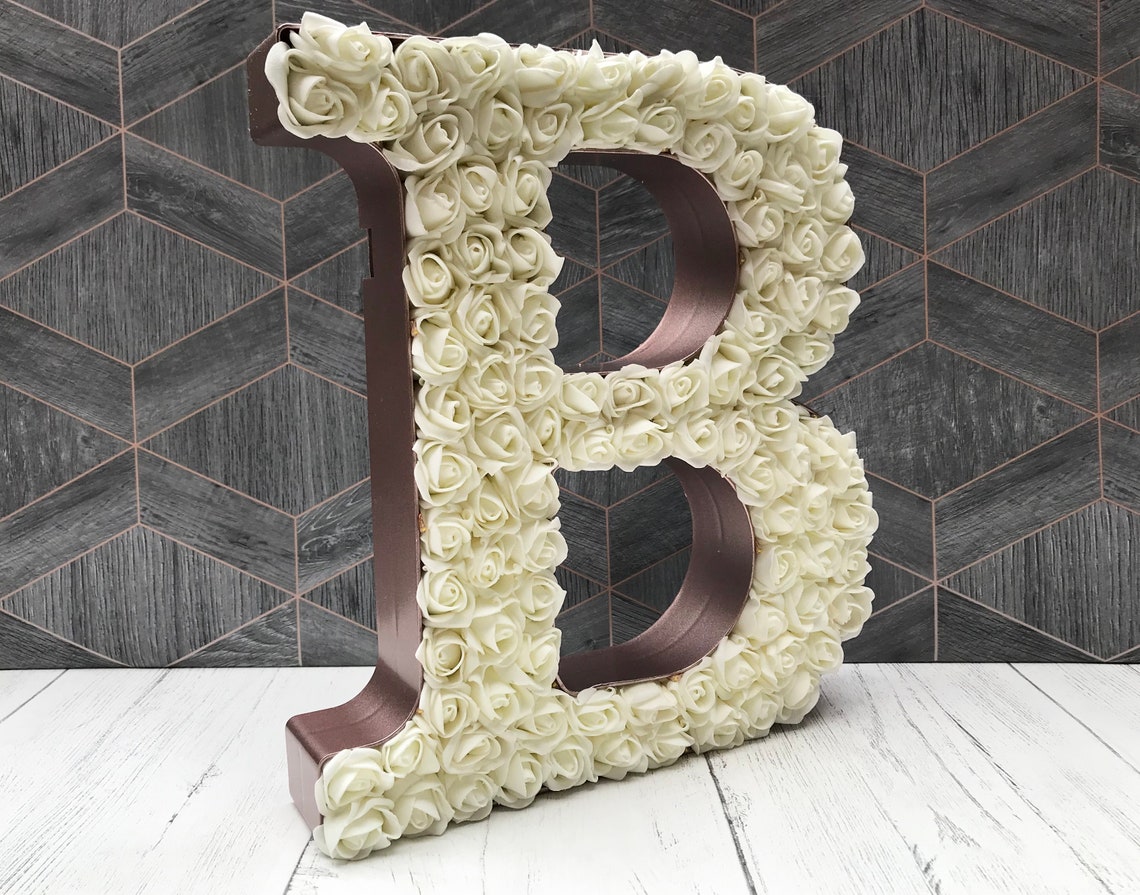 Ivory Wedding Decor, Giant Ivory Letters, Large Cream Name Sign - Etsy