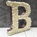 Ivory Wedding Decor Giant Ivory Letters Large Cream Name - Etsy