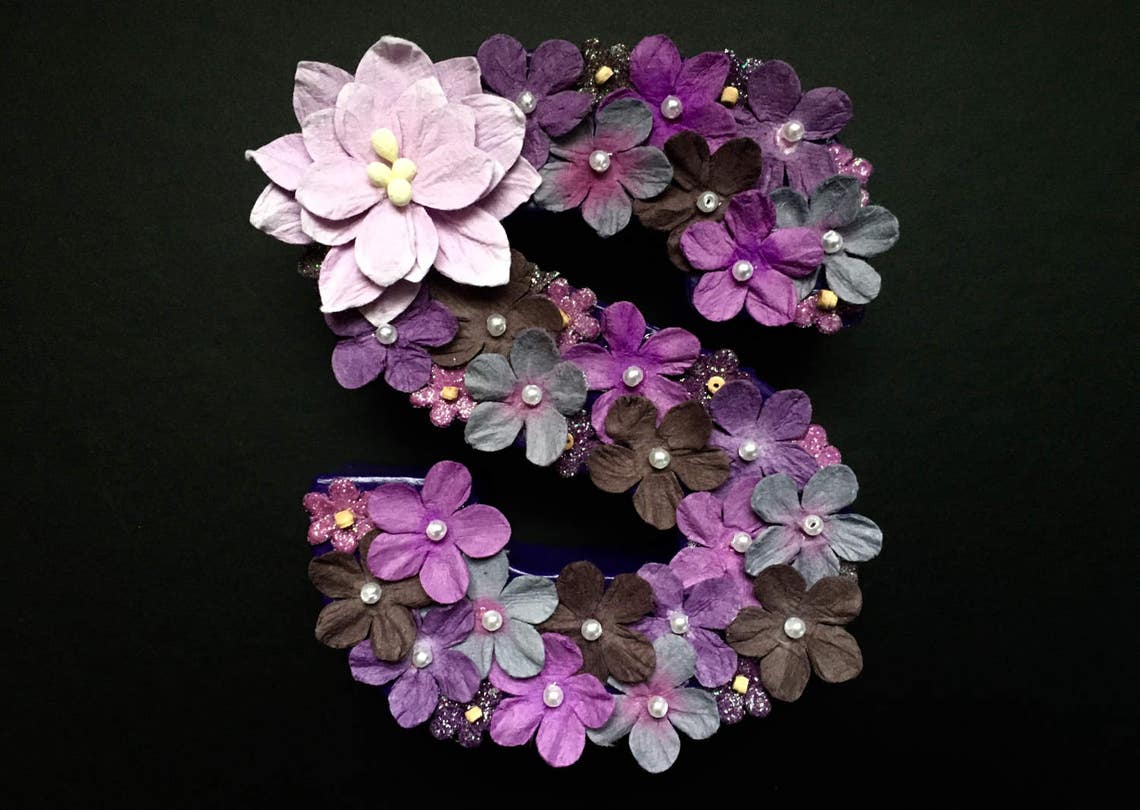 Purple Home Decor Name Sign Framed Gift for Her Vintage - Etsy