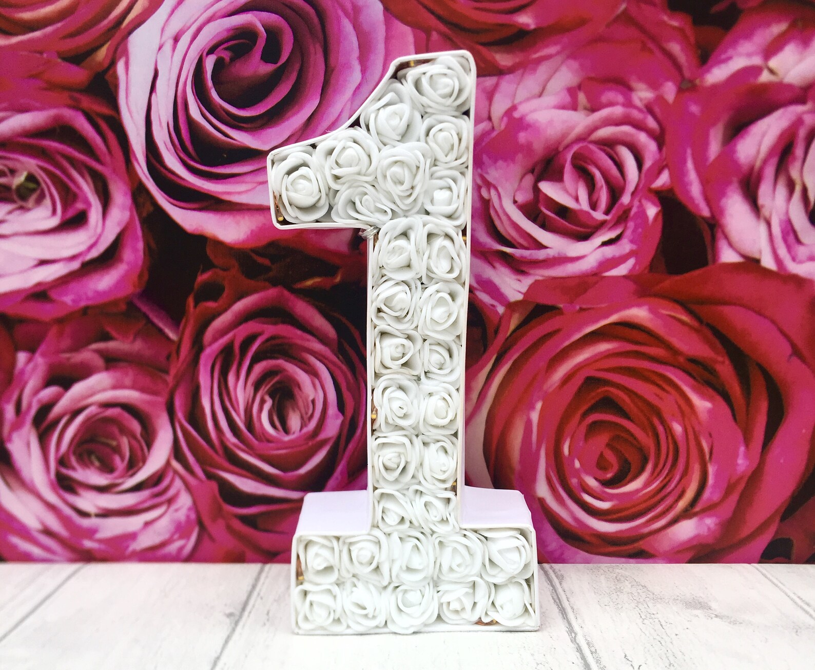 Freestanding Number 1 Decorated Large Number Light up Number - Etsy