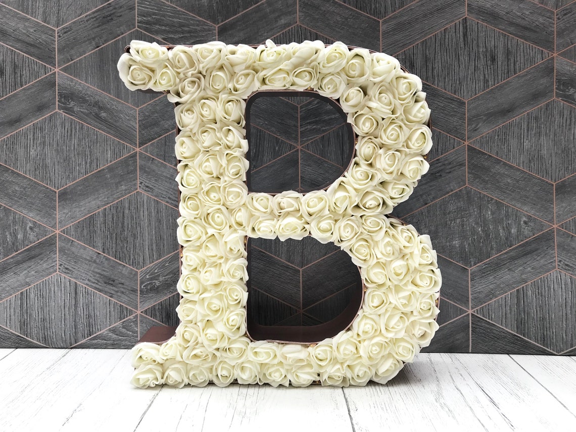 Ivory Wedding Decor, Giant Ivory Letters, Large Cream Name Sign - Etsy