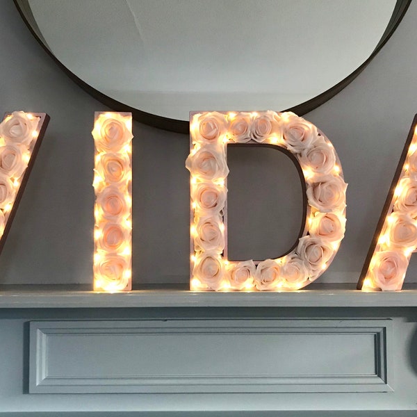 Extra Large Light up Letters - Etsy
