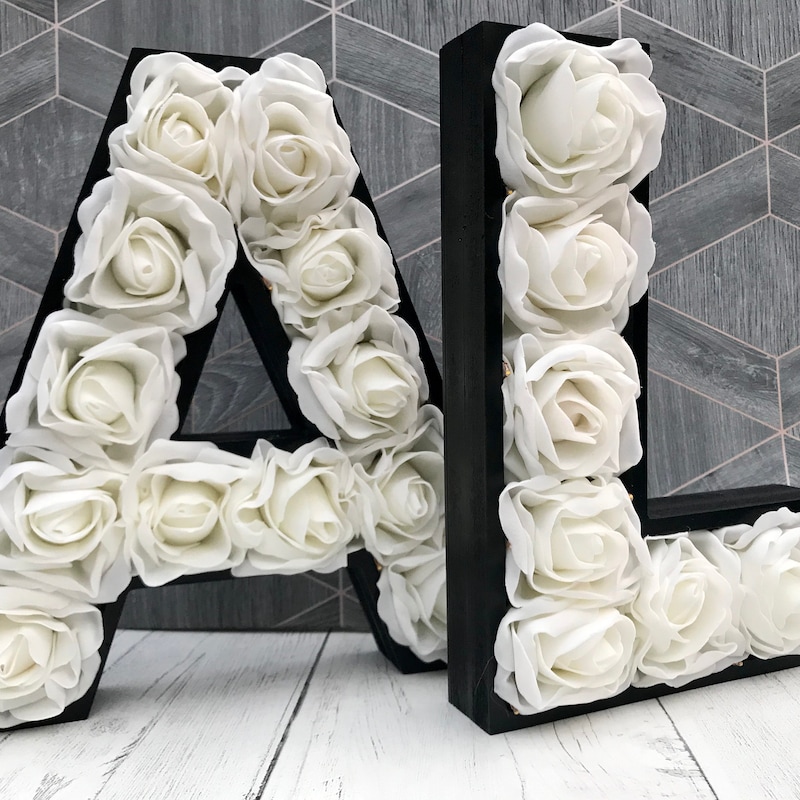 Flower Letters - Etsy