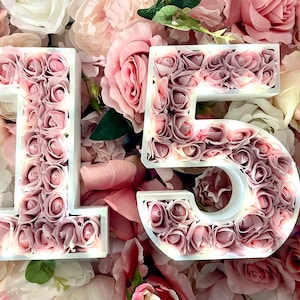 Quinceañera Party Decoration, 15th Birthday Party, Mosaic Numbers ...