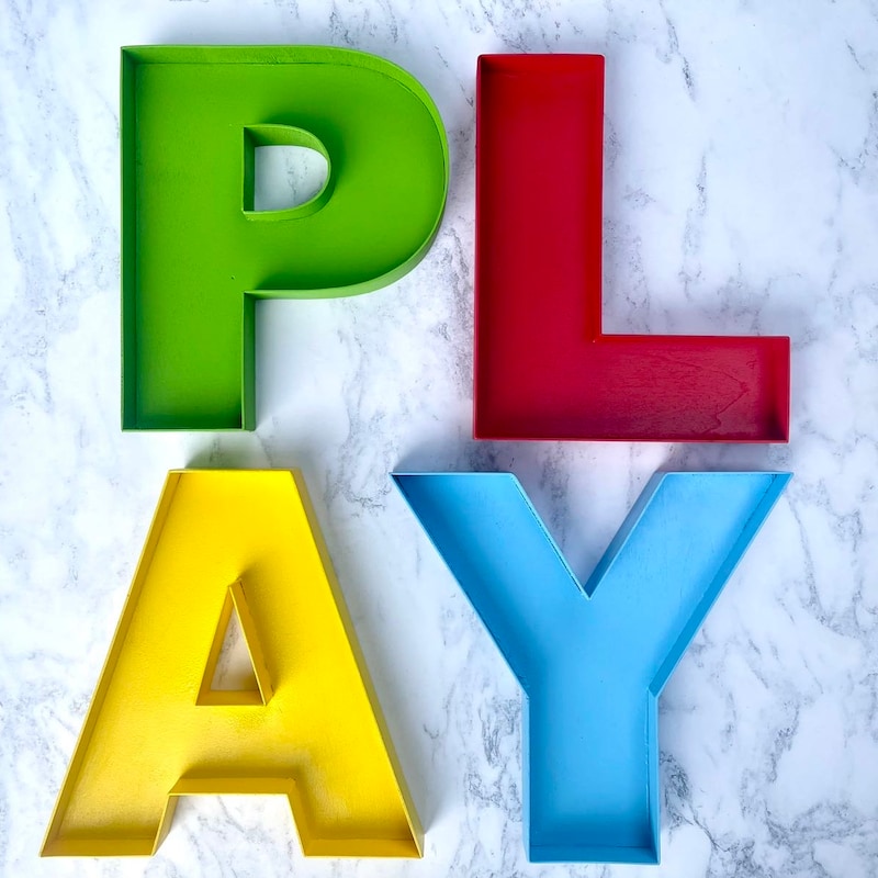 Playroom Letters - Etsy