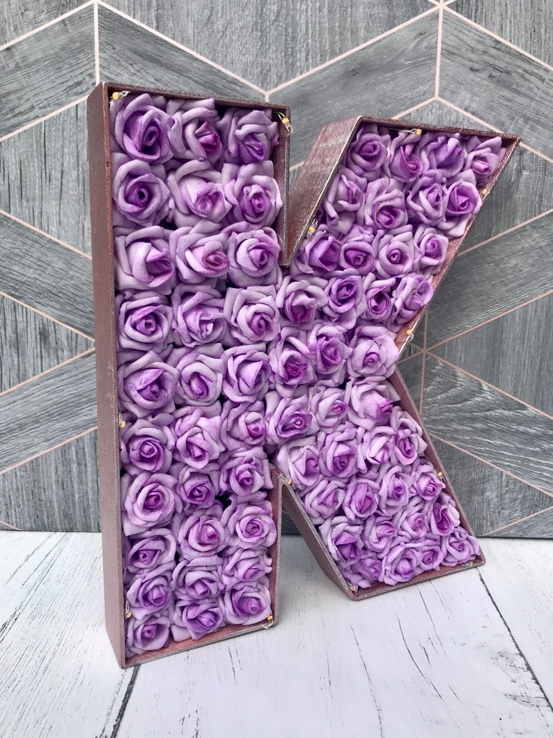 Fillable Letters Pink Flower letter Fillable floral initial | Etsy