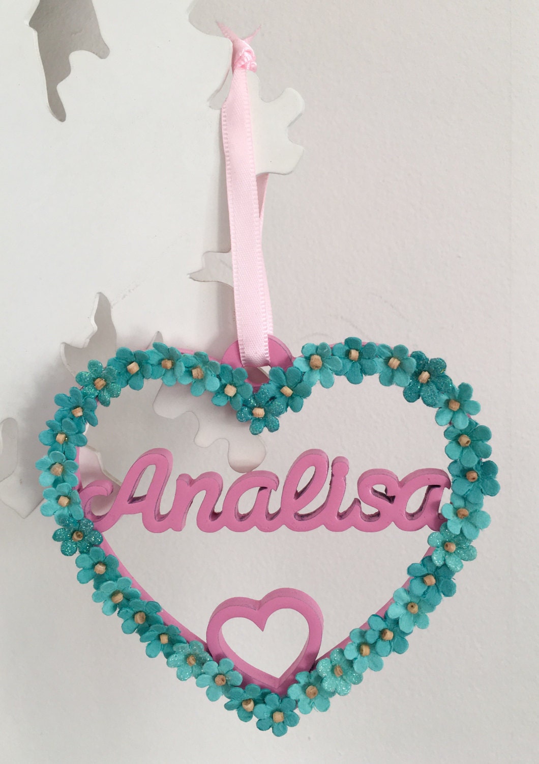 Personalised Name Heart Personalised Heart Heart Name | Etsy