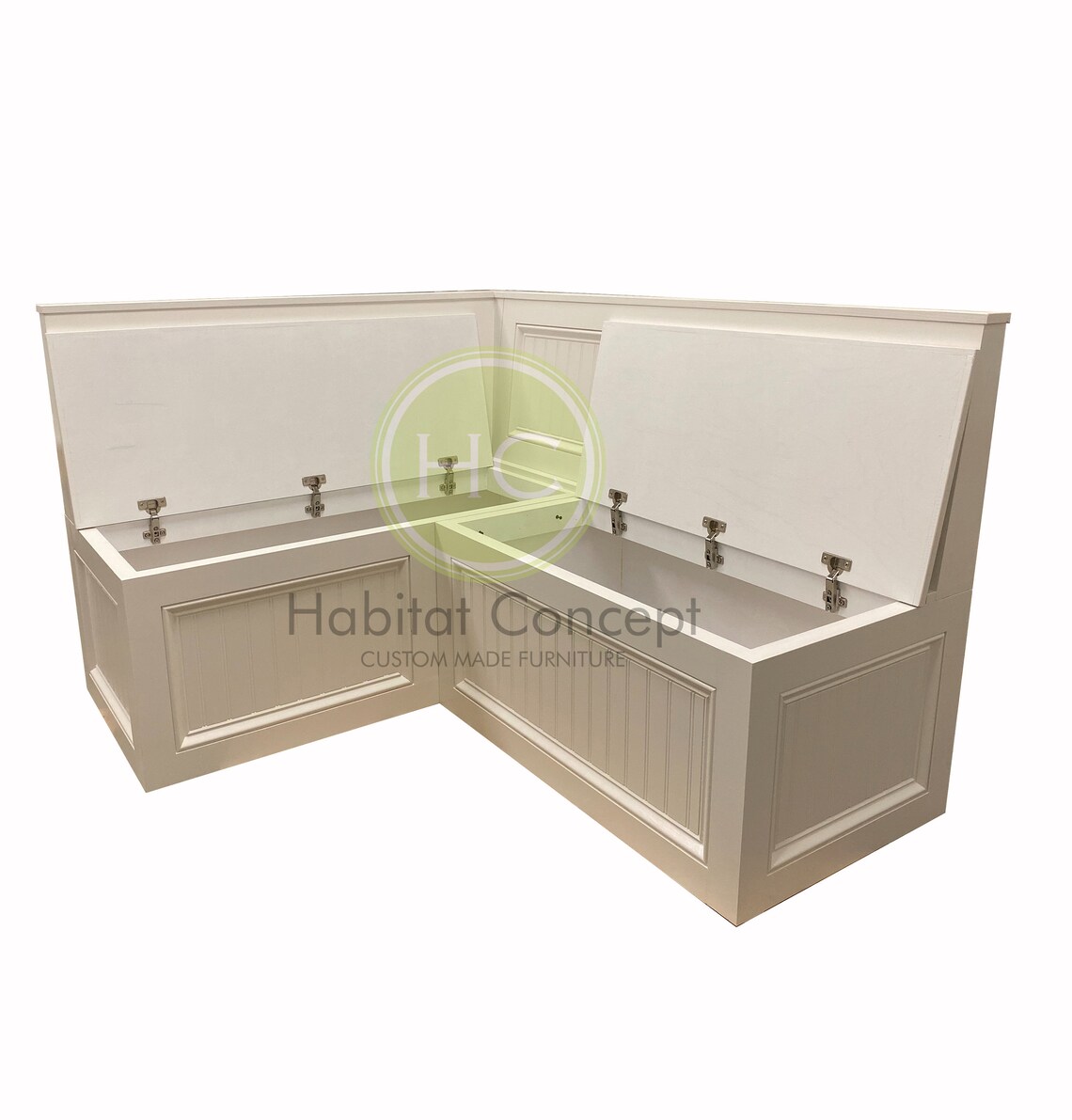 Rustic Modern Corner Bench With Slanted Backrest Custom - Etsy