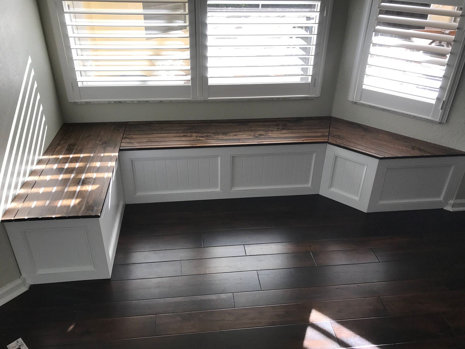 Corner bench kitchen seating L shaped bench breakfast nook - Etsy España