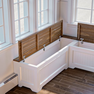 Custom Corner Bench With Storage for Baseboard Heating Spaces - Etsy