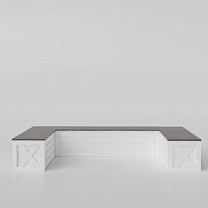 U-shaped Storage Bench - Custom Wood - Etsy