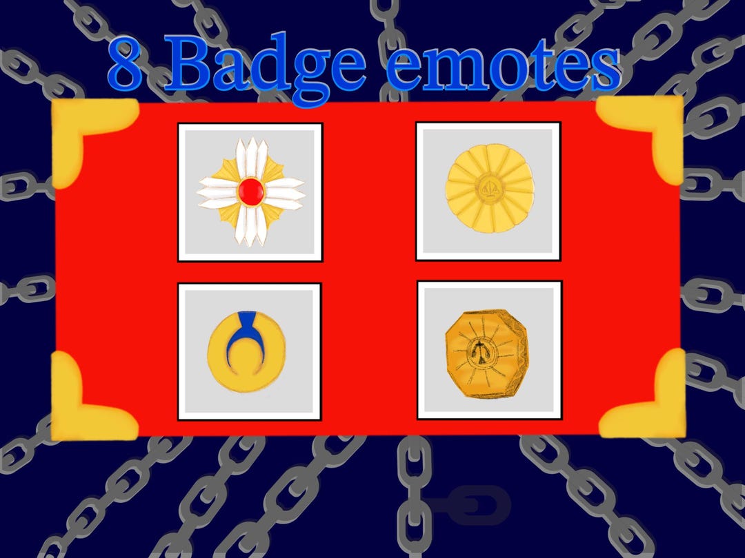 8 Ace Attorney Badges Emote Set for Twitch, Youtube, or Discord - Etsy