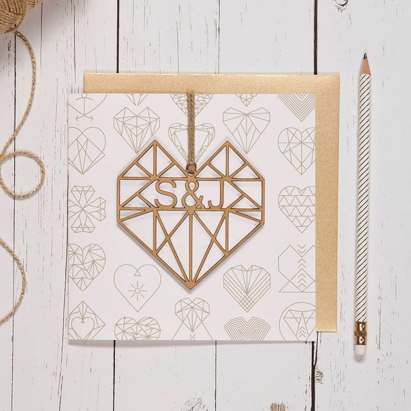 Geometric Heart - Etsy