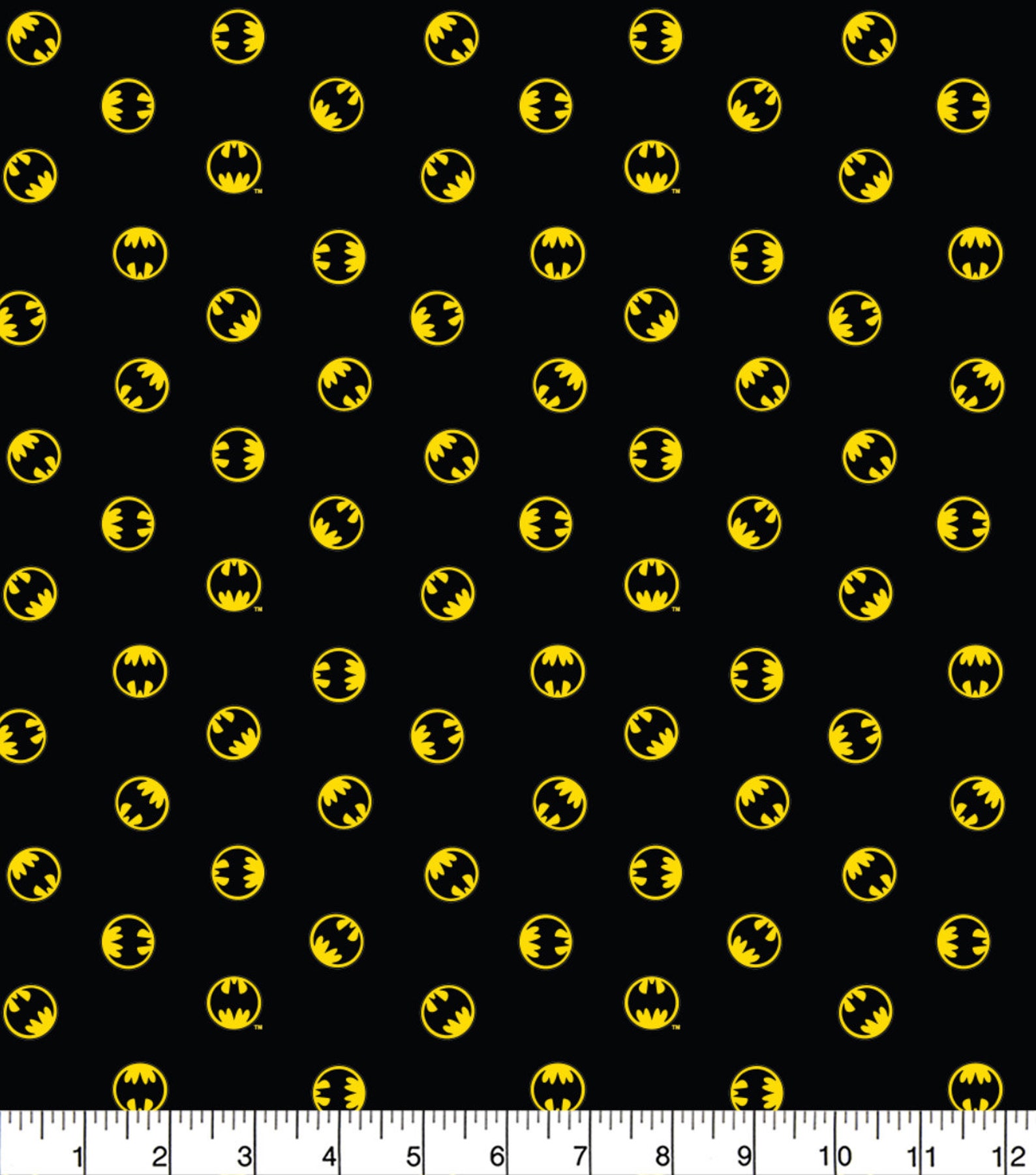 Cotton Fabric Batman Logo Fabric 100% Cotton Print Craft and - Etsy