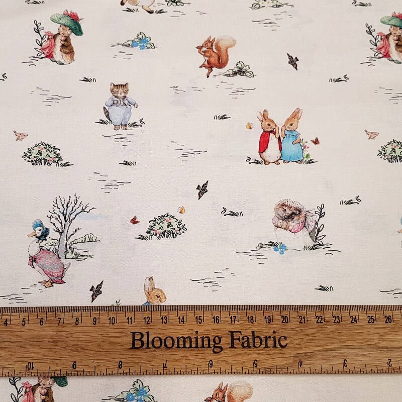 Rabbit Fabric - Etsy